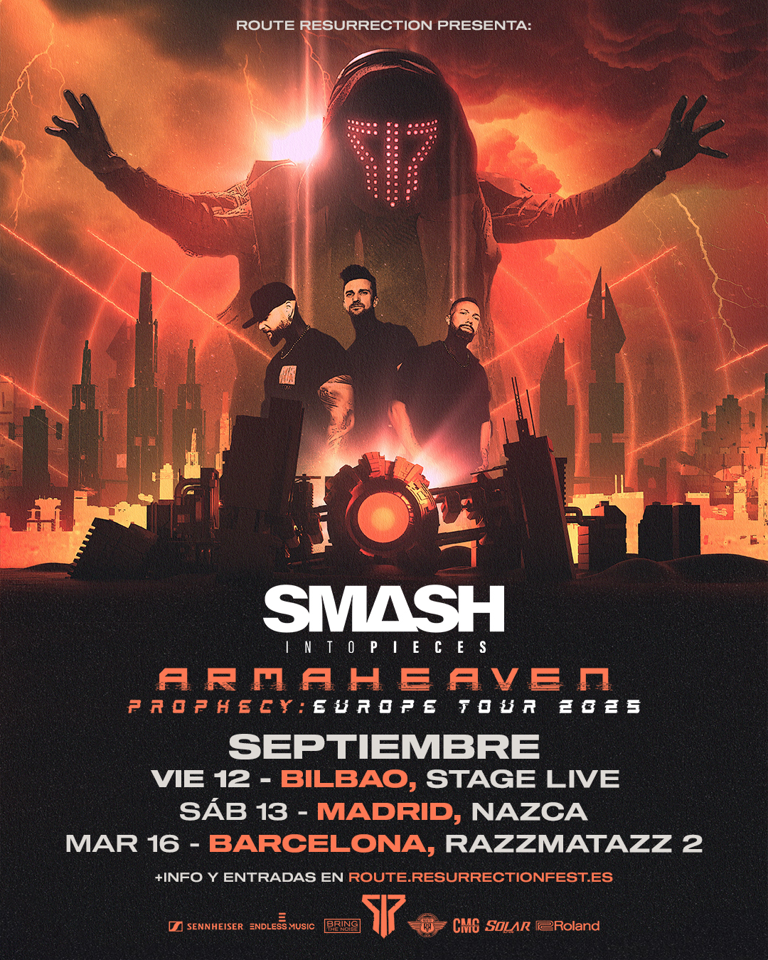 Route Resurrection 2025: Smash Into Pieces - Resurrection Fest Estrella ...
