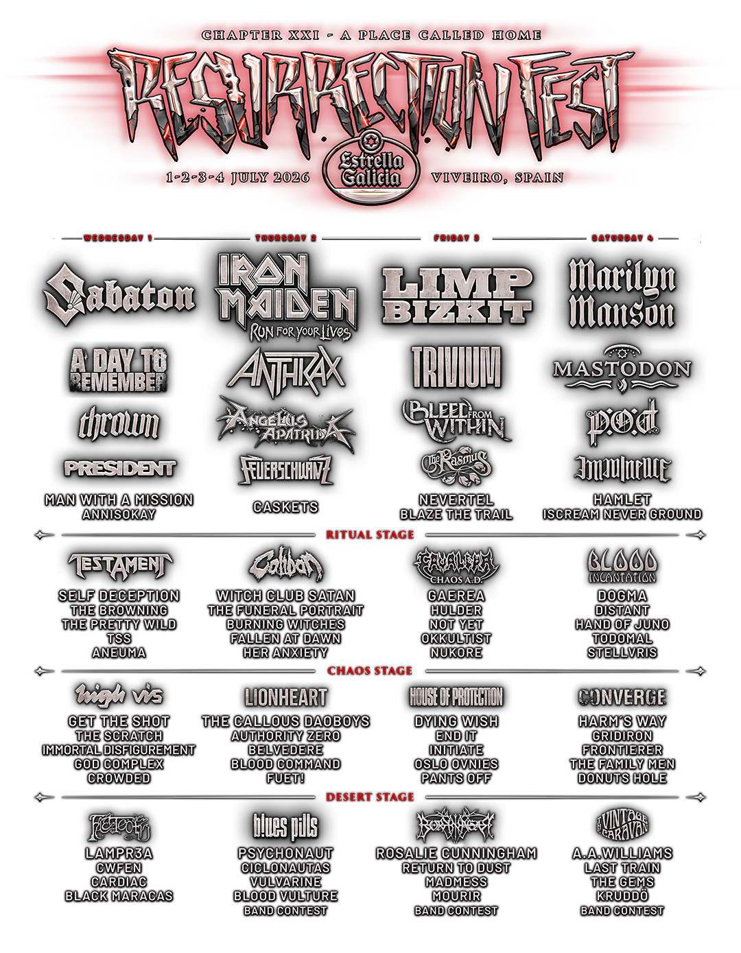 Resurrection Fest Estrella Galicia