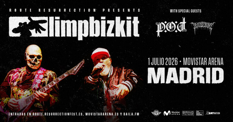 Route Resurrection: Limp Bizkit 2026 - Resurrection Fest Estrella Galicia